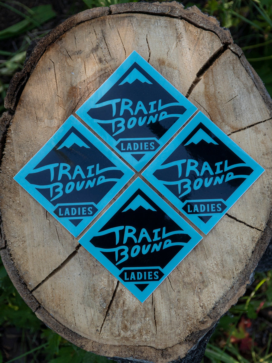 Trailbound Ladies Sticker 4 pack – Trailboundco