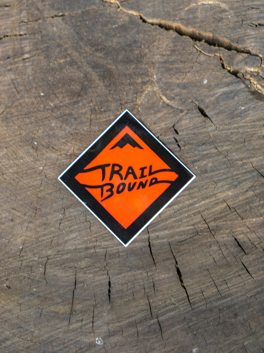 Heavy Duty Orange Trailbound Sticker 4 pack – Trailboundco
