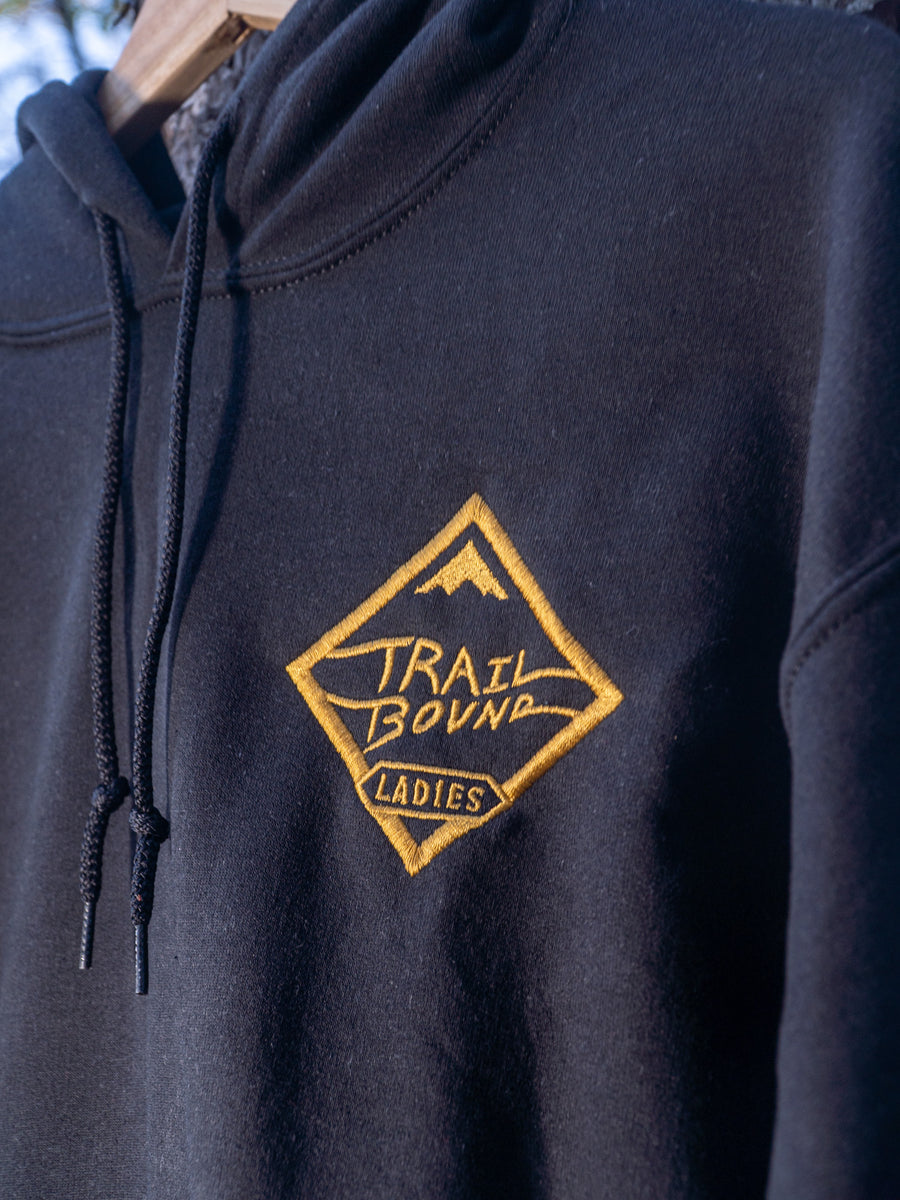 Trailbound Ladies Gold Diamond Sweat shirt – Trailboundco